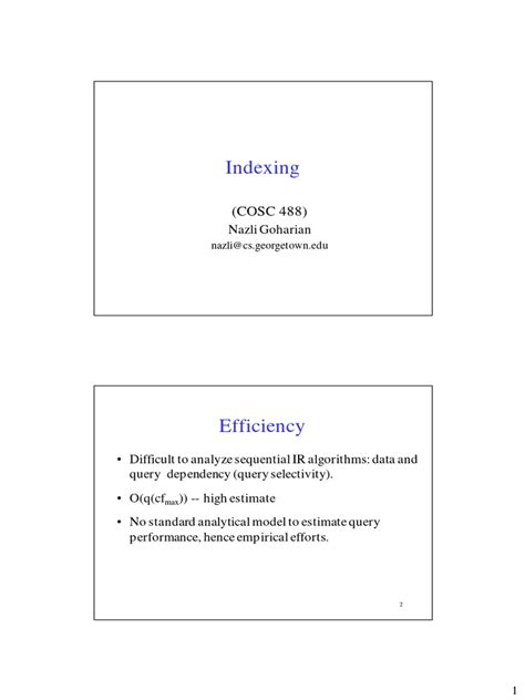 Fop Efficiency Indexing 13 Pdf Search Engine Indexing Map Reduce