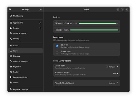 Dim Screen Option Missing On Gnome 43 Gaming Sound And Video