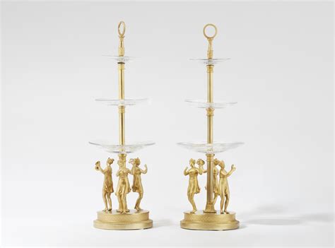Paar Tafelaufsätze Dépoque Empire Lot 1731
