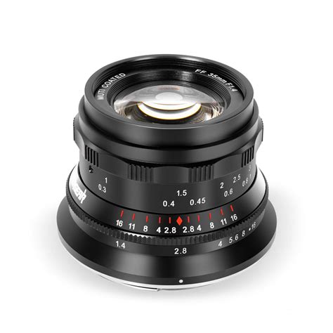 Pergear 35mm F1 4 Full Frame Large Aperture Manual Focus Fixed Lens