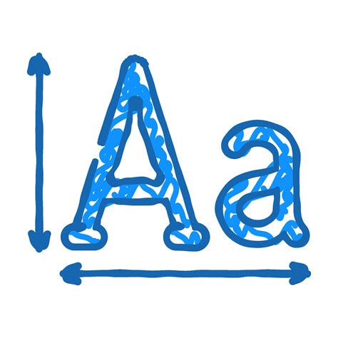 Typography Ux Ui Design Icon Doodle Illustration 49841074 Vector Art At