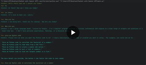 Python Geminiapi Aichatbot Geminiapi Python Python Gemini Lahiru Prasad