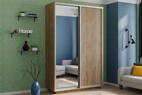 Шкаф купе 2 х дверный Нонтон с зеркалом дуб сонома арт 08 1571 купить в Североморске по цене 29