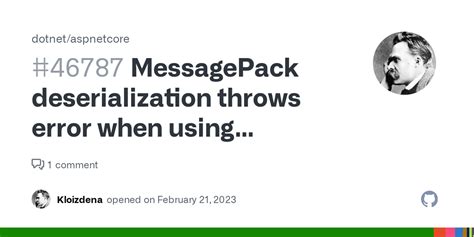 Messagepack Deserialization Throws Error When Using Lz4blockarray