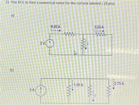 use kcl to find a numerical value for the current
