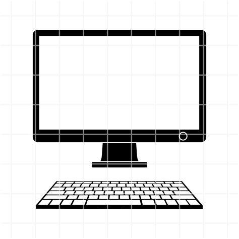 Computer Svg Computer Png Computer Clipart Computer Cut File Keyboard Clip Art Keyboard Svg