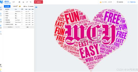 顶级10款在线词云生成器推荐：打造独具匠心的文字云艺术 Csdn博客