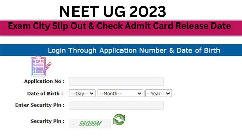 Download Neet Ug 2023 Exam City Slip And Check Admit Card Release Date Edukraze