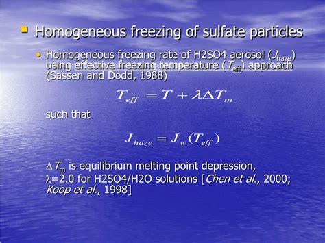 Ppt Developing Ice Nucleation Parameterization For Application In Cam Powerpoint Presentation
