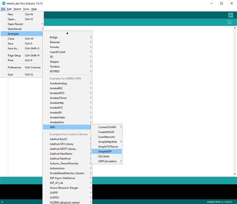 WiFi Simple UDP Realtek IoT Wi Fi MCU Solutions