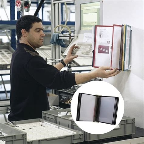 Wall Mounted Flip Leaf Information Rack A4 10leaf Loose Leaf Folder Display Factor Shopee