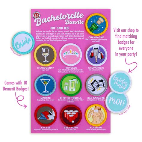 Party Bundles Demerit Wear The Demerit Badge Co