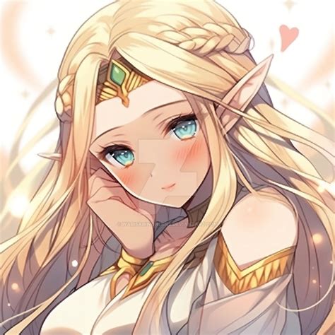 Lovely Goddess Elf Anime By Wabisabiwonders On Deviantart