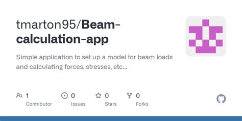 Github Tmarton95beam Calculation App Simple Application To Set Up A Model For Beam Loads And Github Tmarton95beam Calculation App Simple Application To Set Up A Model For Beam Loads And