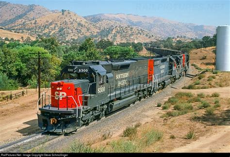 Sp 8300 Southern Pacific Railroad Emd Sd40t 2 At Woodford California