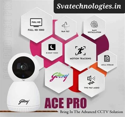 Godrej Ace Pro 3 Mp Indoor Use Ip Camera At Rs 2950 Office Automation In Jaipur Id