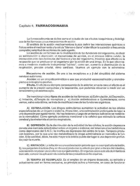 Farmacodinamia M Rubio 1 Pdf Farmacología Medicina