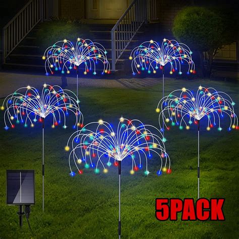 태양광 야외용 불꽃 놀이 조명 정원 Led 패어리 라이트 방수 Diy 장식 램프 통로 뒤뜰 축제 파티 장식용 Aliexpress
