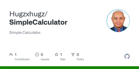 github hugzxhugz simplecalculator simple calculator