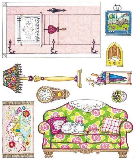 Muebles Para Casa De Muñecas Para Imprimir