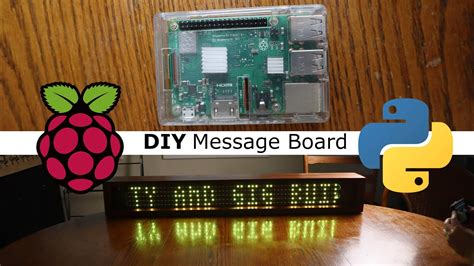 LED Message Board Raspberry Pi PiDay RaspberryPi Adafruit Industries Makers Hackers
