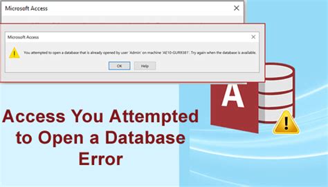 Access You Attempted To Open A Database Error Unveiled Quick Fixes