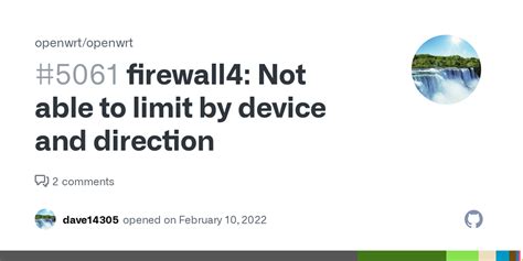 Firewall4 Not Able To Limit By Device And Direction · Issue 5061