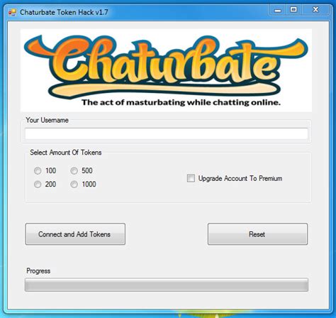 Chaturbate Token Generator