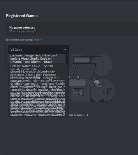 Vs Code Is Not Read By Discord Can Not Add As Game · Issue 11