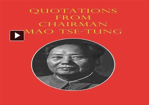 Pdf ⚡ Quotations From Chairman Mao Tse Tung The Little Red Book
