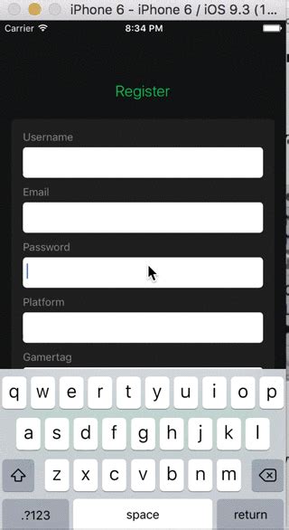 Javascript How To Auto Slide The Window Out From Behind Keyboard When