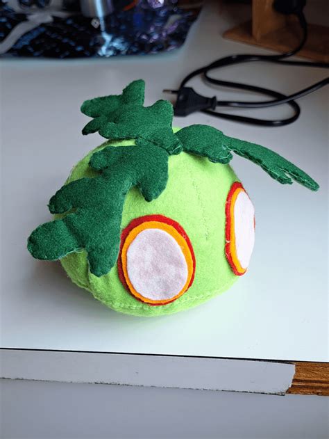 I Designed And My Mom Sewed This Dendro Slime As A Christmas T R Genshin Impact