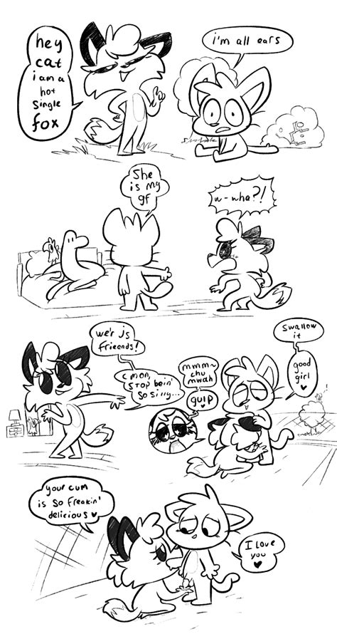 Rule 34 Anthro Avian Balls Bedroom Eyes Bird Black And White Black Ears Black Sclera Blush