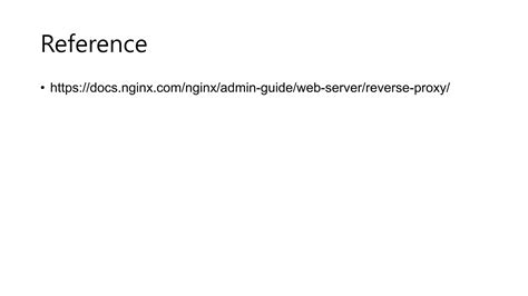 nginx reverse proxy with kafka pptx