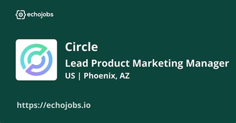 Circle Is Hiring Lead Product Marketing Manager Usd 145k 190k Remote Rremoteworks
