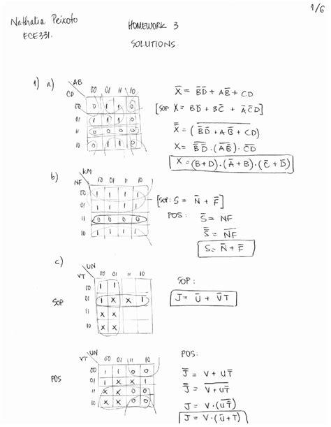 Homework 3 With Solutions Principles Of Electrical Engineering I Ece 331 Docsity