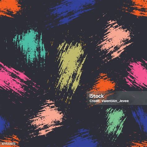 Inc 얼룩 오 점 얼룩 및 브러시 스트로크 벡터 완벽 한 패턴입니다 그런 지 웹 배경 인쇄 벽지 표면 포장 디자인에 대 한 요소에 대 한 템플릿 0명에 대한 스톡 벡터