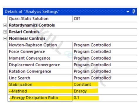 Analysis Settings In Ansys Software Skill Lync Technical Blogs
