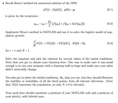 solved recall heun s method for numerical solution of the