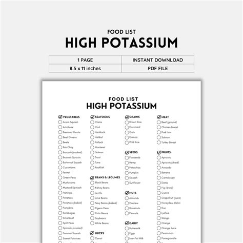 Forms Of Potassium In Food At Robin Clark Blog