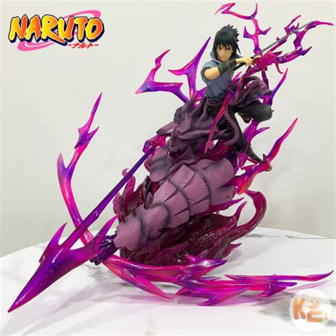 Promo Action Figure Led Uchiha Sasuke Indra Arrow Susanoo Chidori Gk
