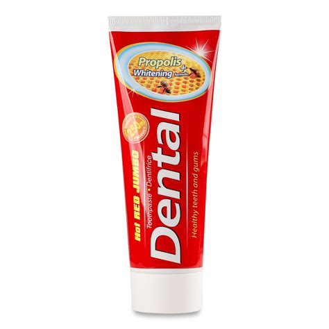 Паста зубна Dental Hot Red Jumbo Propolis + Whitening 250мл – онлайн ...