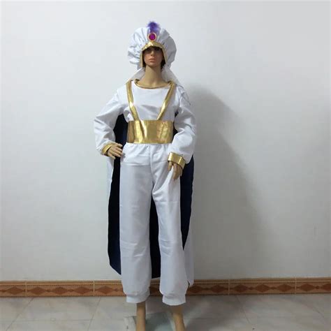 알라딘 램프 프린스 알라딘 의상 성인 남성 할로윈 파티 영화 코스프레 의상 모든 크기 맞춤 제작aladdin Costumescosplay Costumecostumes