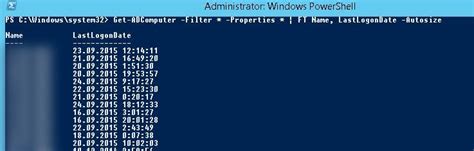 Create Active Directory Computer Reports With Powershell