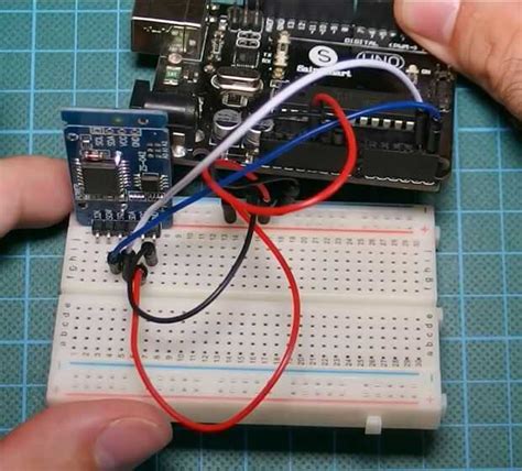 reloj en tiempo real de arduino ds3231 con color tft paso 2 conectar