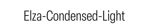 Elza Condensed Light Free Fonts Helvetica Neue Font Free Download