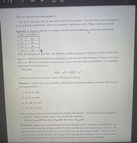 Solved Exercise 1 Suppose The Random Variable X Takes Chegg Com