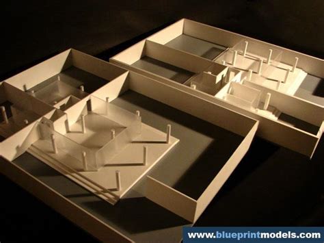 Conceptual Architecture Model Exhibition Space Architectural Scale Models