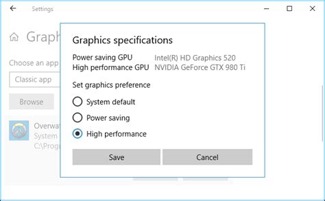 How To Choose Which Gpu A Game Uses On Windows 10