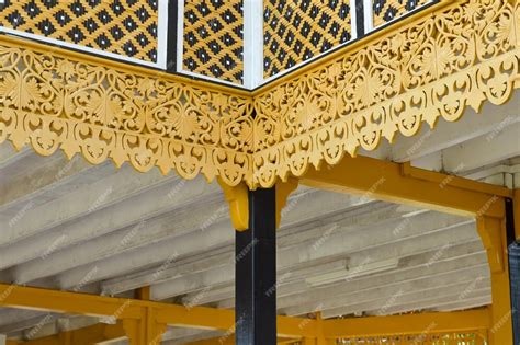 Premium Photo The Malay Architectural Building Design Seamlessly